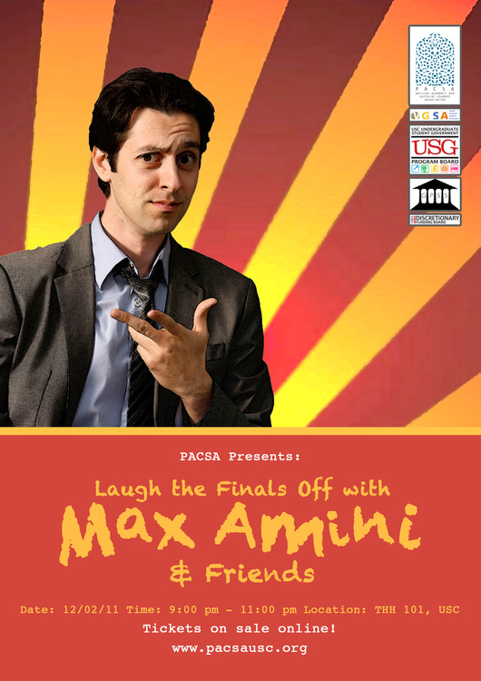 Max Amini Stand Up Comedy Show event · Fri, December 2, 2011 ...