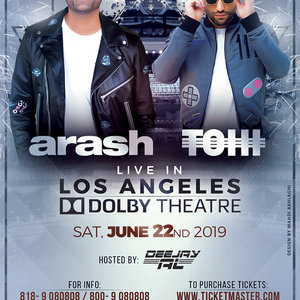 Arash & Tohi Live in Los Angeles June 22nd event · Sat, June 22, 2019 ...