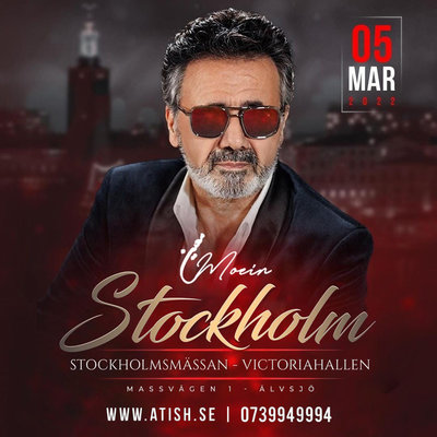 Moein Live in Stockholm event · Sat, March 5, 2022 · Victoriahallen ...