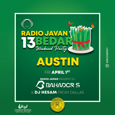 Radio Javan 13 Bedar Weekend Party Austin