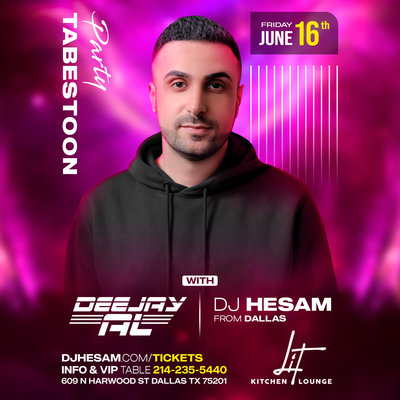 Persian Party in Dallas event · Fri, June 16, 2023 · Kitchen Lounge ...