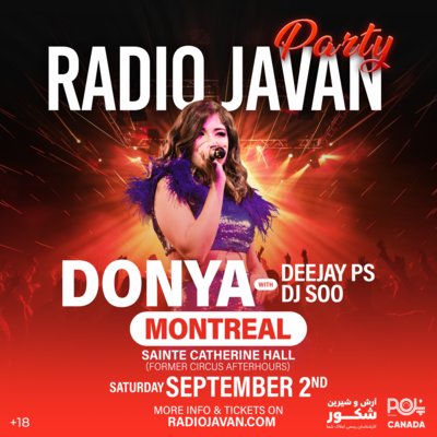 Radio Javan Party With DONYA in Montreal