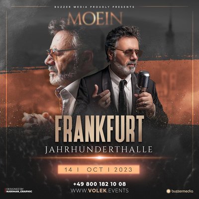 Moein Live in Frankfurt event · Sat, October 14, 2023 ...