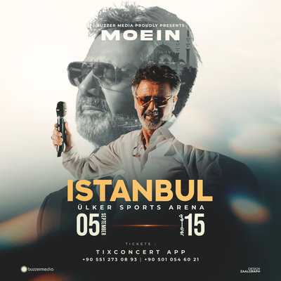 Moein Live in Istanbul event · Thu, September 5, 2024 · Ülker Sports ...