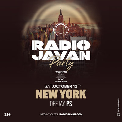 Radio Javan Party in New York City event · Sat, October 12, 2024 · 230 ...