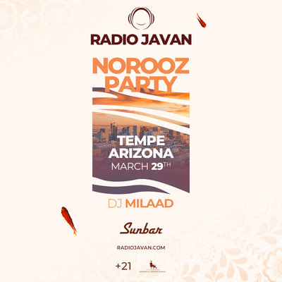 Radio Javan Norooz Party in Tempe event · Sat, March 29, 2025 · Sunbar ...